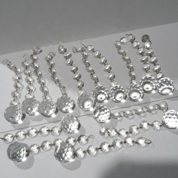 Arts & Crafts | Accents | Extra Large 5 Piece Bundle Lot Clear Crystals ...